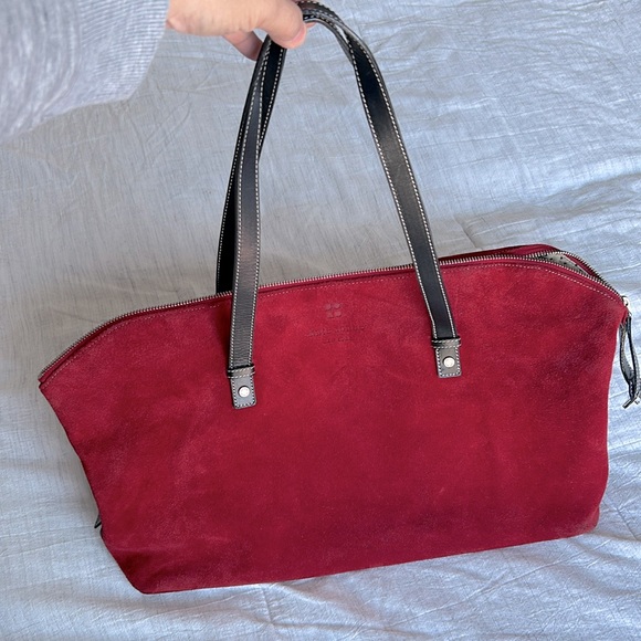kate spade | Bags | Kate Spade Red Suede Bag | Poshmark